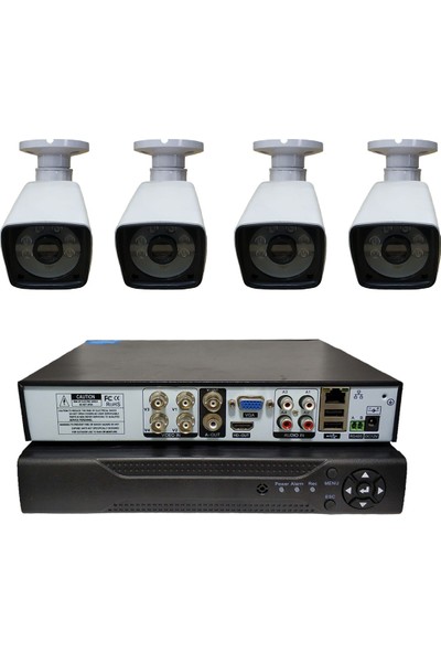 Picam 4 Kameralı Set Gece Görüşlü Güvenlik Kamerası 2mp Ahd Dvr Plastik Kasa Picam 4 Kameralı Set Gece Görüşlü Güvenlik Kamerası 2mp Ahd Dvr Plastik Kasa