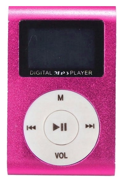 Newnet Dijital Ekranlı Mp3 Player - Pembe Newnet Dijital Ekranlı Mp3 Player - Pembe