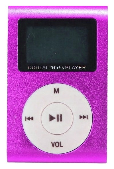Newnet Dijital Ekranlı Mp3 Player - Mor Newnet Dijital Ekranlı Mp3 Player - Mor