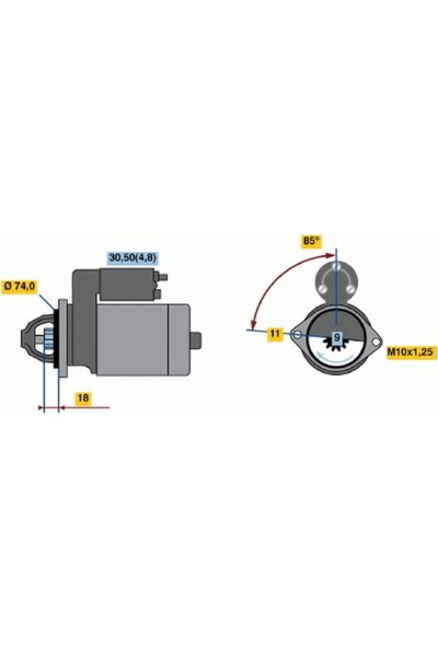 Bosch Marş Motoru Aurıs 1.4 Vvt İ Corolla 1.4 Vvt İ 1.6 Vvt İ Bosch Marş Motoru Aurıs 1.4 Vvt İ Corolla 1.4 Vvt İ 1.6 Vvt İ