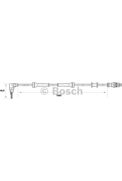 Bosch Fiat Marea Sol Ön Abs Sensörü Lancia 46763852