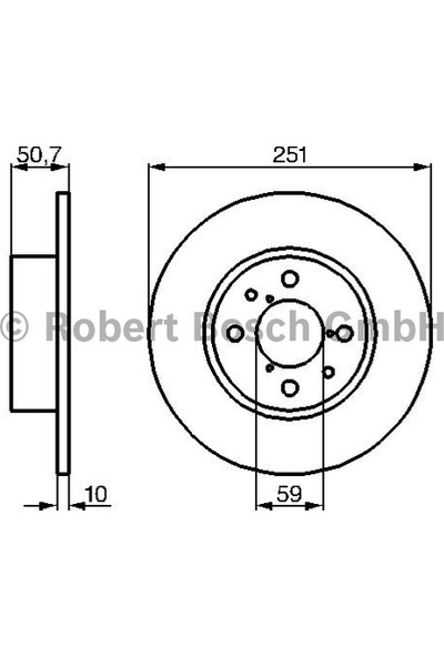 Bosch Fren Diski Arka 4D 252Mm Stilo Bravo 01 Bosch Fren Diski Arka 4D 252Mm Stilo Bravo 01