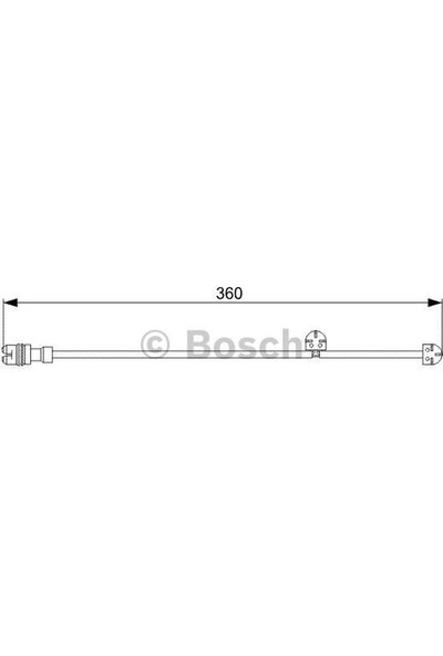 Bosch Disk Balata İkaz Kablosu Ön 360Mm