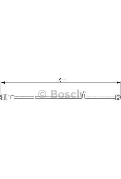 Bosch Disk Balata İkaz Kablosu 504Mm 911 3.6 Carrera 01