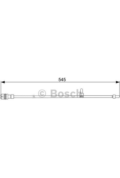 Bosch Disk Balata İkaz Kablosu 525Mm 911 3.8 4 Gts 09