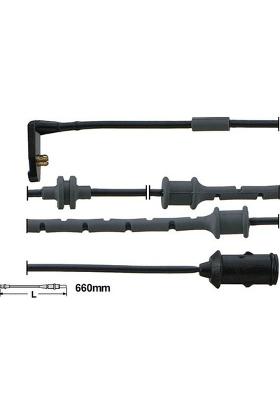 Bosch Disk Balata İkaz Kablosu Ön 660Mm