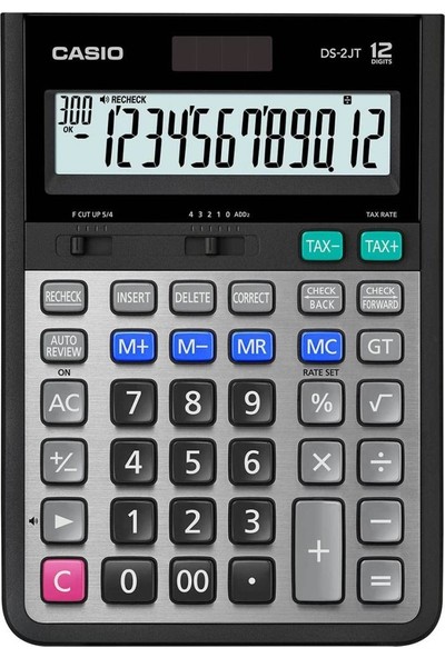 Casio Ds-2Jt Prof-Masa Tipi 12 Hane İşlem Kontrol Casio Ds-2Jt Prof-Masa Tipi 12 Hane İşlem Kontrol