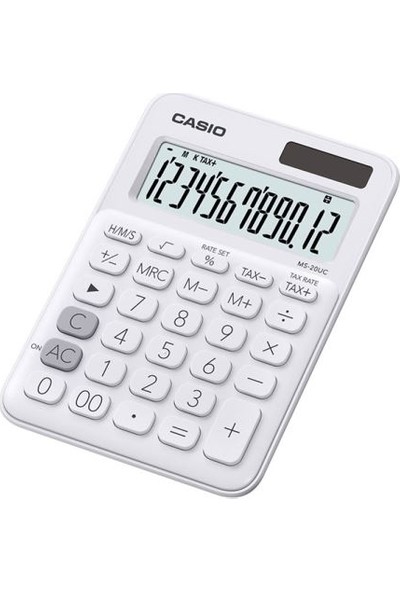 Casıo Ms-20Uc-We Renkli Masa Tipi 12 Hane Hesap Ma Casıo Ms-20Uc-We Renkli Masa Tipi 12 Hane Hesap Ma