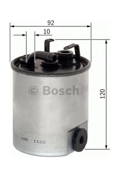 Bosch Yakıt Filtresi Sprinter 00 W 638 Vito 2.2