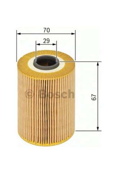 Bosch Filtre Yağ Toyota Corolla 1012  Bosch Filtre Yağ Toyota Corolla 1012