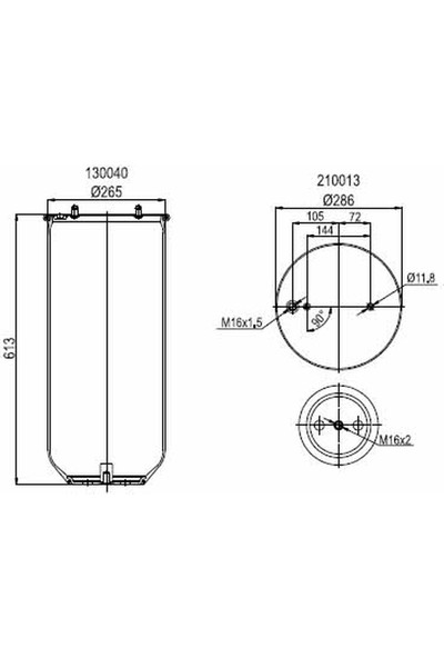 Connect Metallı Körük Scanıa 3 4 Serı 1379393 1379392 1440294