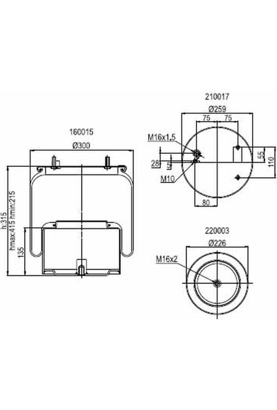 Connect Komple Metal Pistonlu 0388165 1697678 388165 Connect Komple Metal Pistonlu 0388165 1697678 388165