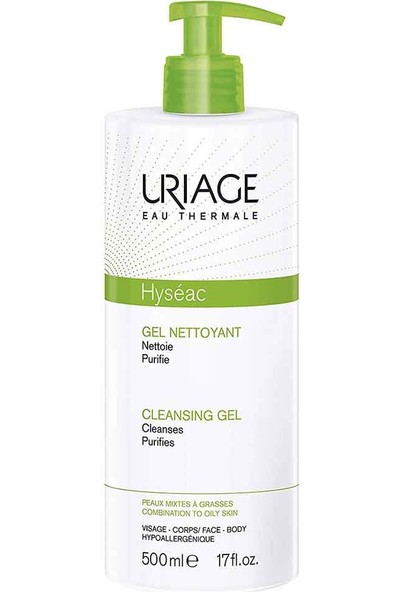Uriage Hyseac Cleansing Gel 500 ml Uriage Hyseac Cleansing Gel 500 ml