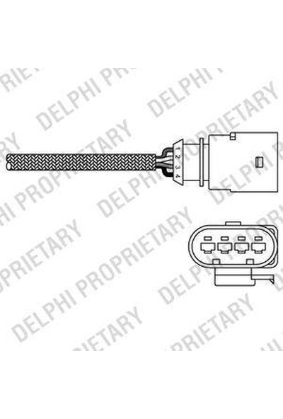 Delphi Lambda Sensörü Cordoba Ibıza Fabıa 1.2 Golf 1.6
