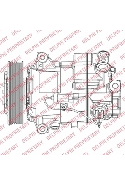 Delphi Klima Kompresöru İnsignia 1.6 Turbo 08