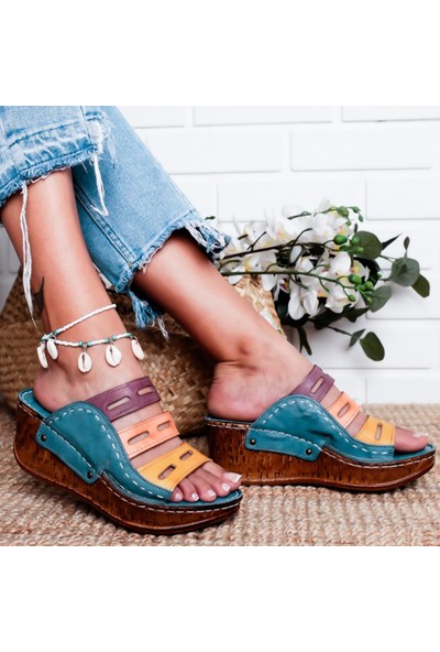 Limoya Etta Kot-Mavi Hardal Pudra Mor Hakiki Deri Lazer Kesim Terlik (Tam Ortapedik Terlik) Limoya Etta Kot-Mavi Hardal Pudra Mor Hakiki Deri Lazer Kesim Terlik (Tam Ortapedik Terlik)