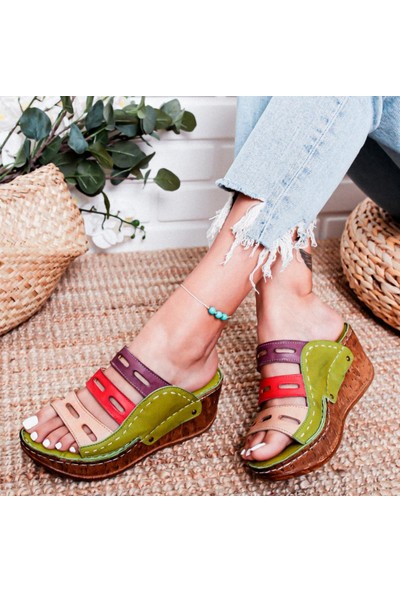 Limoya Etta Yeşil Mor Kırmızı Ten Hakiki Deri Lazer Kesim Terlik (Tam Ortapedik Terlik) Limoya Etta Yeşil Mor Kırmızı Ten Hakiki Deri Lazer Kesim Terlik (Tam Ortapedik Terlik)