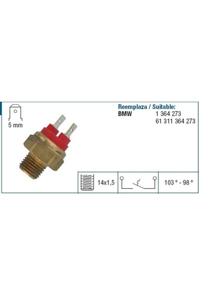 Fae Fan Müşürü 10398° Bmw 1364273 61311364273 Fae Fan Müşürü 10398° Bmw 1364273 61311364273