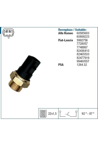Fae Fan Müşürü 9287° Brava Bravo Palio Punto Albea 1 41 6 16V1 22 0 0060585603 0060808223 126435 Fae Fan Müşürü 9287° Brava Bravo Palio Punto Albea 1 41 6 16V1 22 0 0060585603 0060808223 126435