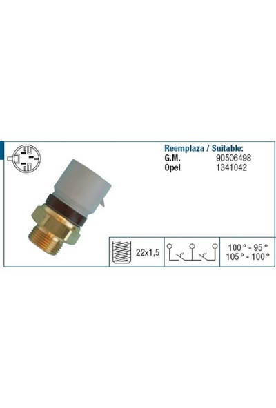 Fae Fan Müşürü 10095° Vectra B 95 02 Klimalı 1341042 90506498 Fae Fan Müşürü 10095° Vectra B 95 02 Klimalı 1341042 90506498
