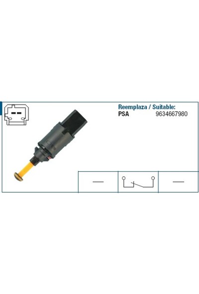 Fae Fren Müşürü Partner Berlingo P206 1.4 Hdı 9634667980 453444 Fae Fren Müşürü Partner Berlingo P206 1.4 Hdı 9634667980 453444