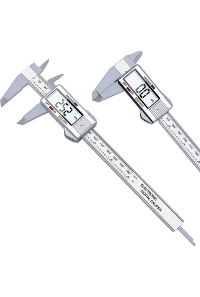 Chrono Dijital Elektronik Hassas Ölçüm Kaliper Kumpas 150Mm Karbon Fiber Chrono Dijital Elektronik Hassas Ölçüm Kaliper Kumpas 150Mm Karbon Fiber