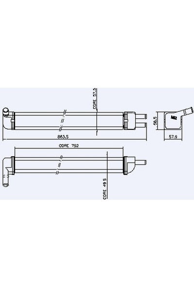 Kale Kalorifer Radyatörü Cu Pl R12 Toros Kale Kalorifer Radyatörü Cu Pl R12 Toros