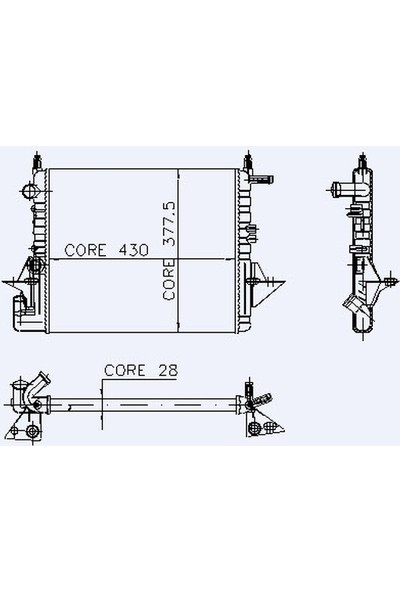 Kale Motor Radyatör Twingo 1 2 İ 2 Sıra Al Pl 7701036152 7701352365 Kale Motor Radyatör Twingo 1 2 İ 2 Sıra Al Pl 7701036152 7701352365