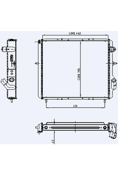 Kale Motor Radyatör Clio 1 9Tdı 1 Sıra Alb 7700804240 7701412014 Kale Motor Radyatör Clio 1 9Tdı 1 Sıra Alb 7700804240 7701412014