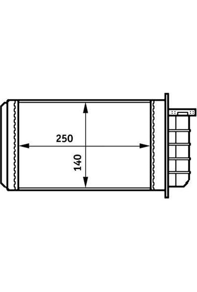 Kale Fiat Marea Jtd Kalorifer Peteği Radyatörü Lancia 46722546