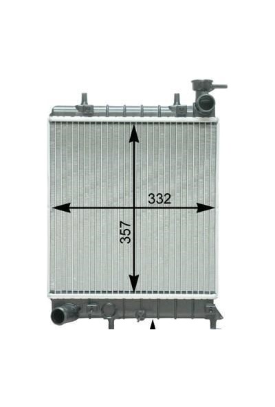 Kale Motor Radyatörü Accent Accent II 335X317X16 2531025050 253101B000 Kale Motor Radyatörü Accent Accent II 335X317X16 2531025050 253101B000