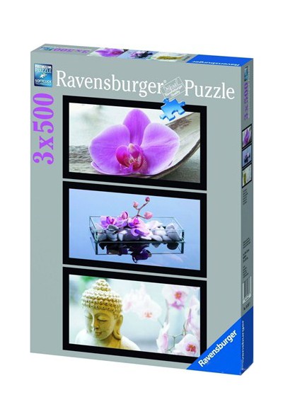 Ravensburger Zen ve Orkide 3X500 Parça
