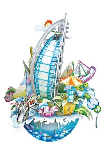 Cubic Fun 3D 57 Parça Puzzle Cityscape - Dubai Cubic Fun 3D 57 Parça Puzzle Cityscape - Dubai