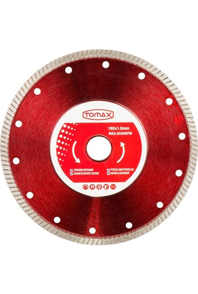 Tomax Seramik Fayans Kesici (İnce) 115X1.3X22 Tomax Seramik Fayans Kesici (İnce) 115X1.3X22