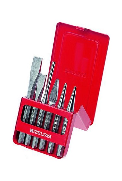 İzeltaş Keski-Zımba Takımı 6 Parca