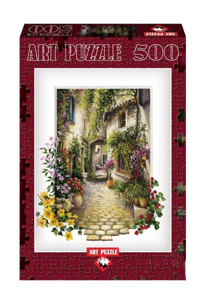 Art Puzzle Çiçekli Ara Sokak 500 Parça Art Puzzle Çiçekli Ara Sokak 500 Parça