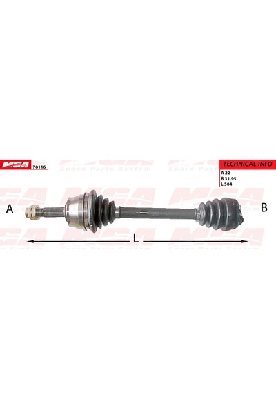 Mga Aks Sol Fiat Palio Ym Albea 1.2 1.4 1.6 16V Benzinlı Mga 70116 Mga Aks Sol Fiat Palio Ym Albea 1.2 1.4 1.6 16V Benzinlı Mga 70116