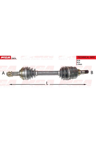 Mga Aks Komple Sol Toyota Corolla 8898  Mga Aks Komple Sol Toyota Corolla 8898
