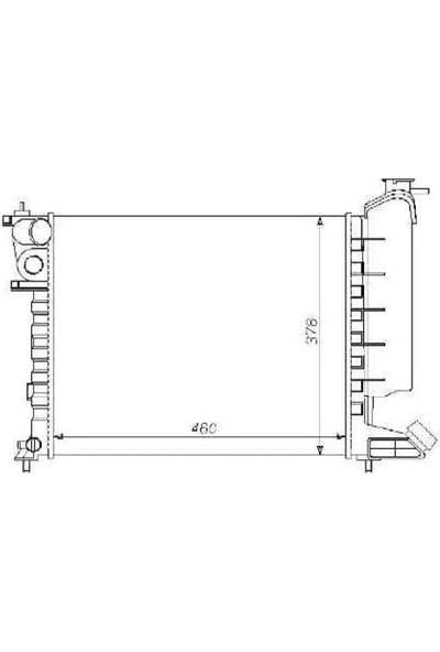 Mga Su Radyatörü Mekanik Peugeot 306 16 Tu5Jp 98 Nac Citroen Zx 1.4 Mga 80144 Mga Su Radyatörü Mekanik Peugeot 306 16 Tu5Jp 98 Nac Citroen Zx 1.4 Mga 80144