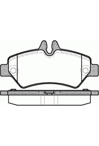 Mga Balata Fren Arka Fişli Vw Crafter 20062015Mercedes Sprinter 0615 