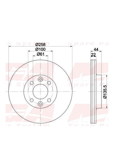 Mga Fren Disk Ön Hava Kanallı 258 4 Renault Clio Iv Symbol II III 12 Dacia Logan II Sandero II 12 Mga 50405 Mga Fren Disk Ön Hava Kanallı 258 4 Renault Clio Iv Symbol II III 12 Dacia Logan II Sandero II 12 Mga 50405