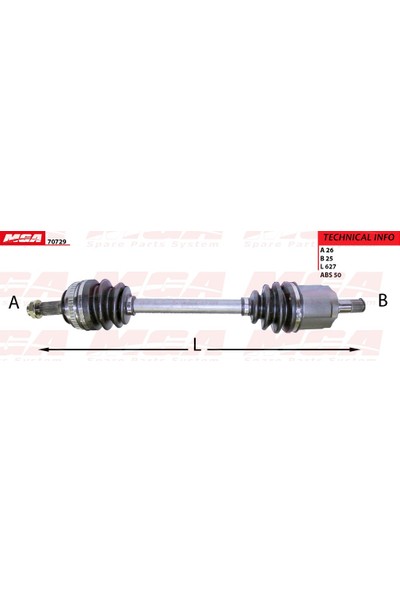 Mga Aks Komple Sağ Absli Honda Civic 9600  Mga Aks Komple Sağ Absli Honda Civic 9600