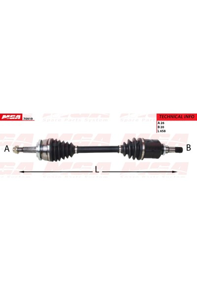 Mga Aks Komple Sol Toyota Corolla 1.4D D4D Manuel 1315 Mga 70919 Mga Aks Komple Sol Toyota Corolla 1.4D D4D Manuel 1315 Mga 70919