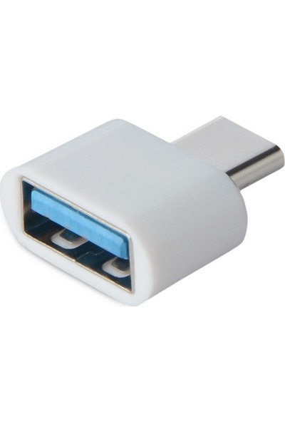 Shark USB Type-C OTG Dönüştürücü Adaptör Beyaz Shark USB Type-C OTG Dönüştürücü Adaptör Beyaz