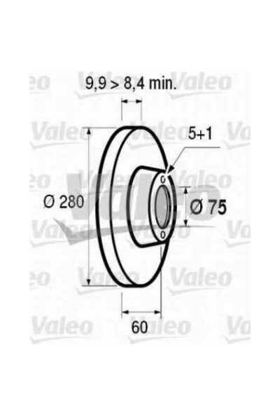 Valeo Fren Diski Arka X2 Bmw E36 316 318 320 325 91 Valeo Fren Diski Arka X2 Bmw E36 316 318 320 325 91