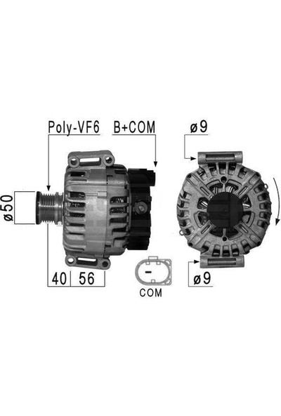 Valeo Alternatör MercedesSprinter Cdı
