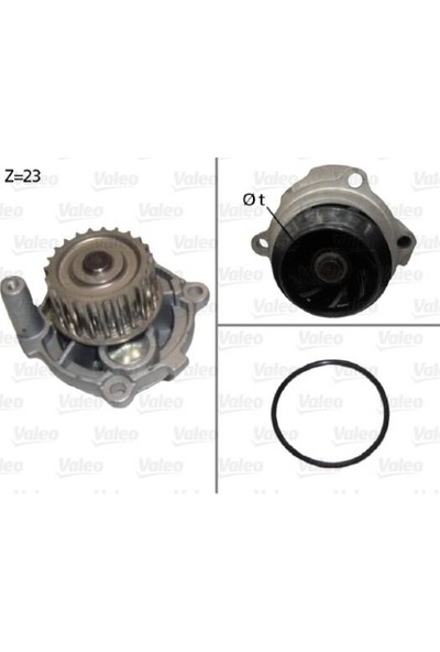 Valeo Su Pompası Audı A3 Seat Leon Vw Golfv Pas