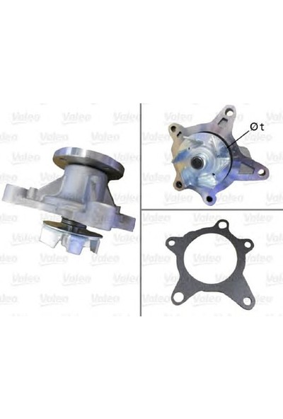 Valeo Su Pompası Hyundai I30 1.4 2007 Kia Ceed 1.4 1.6 2006 Valeo Su Pompası Hyundai I30 1.4 2007 Kia Ceed 1.4 1.6 2006