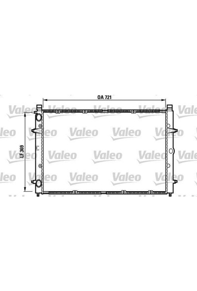 Valeo Su Radyatörü T4 2.5Tdi 9503