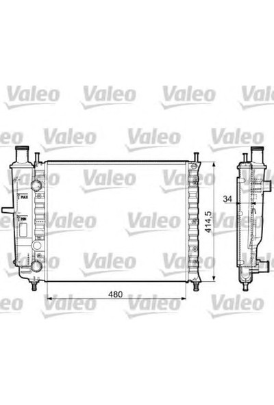 Valeo Radyatör Fiat Marea Bravo Brava